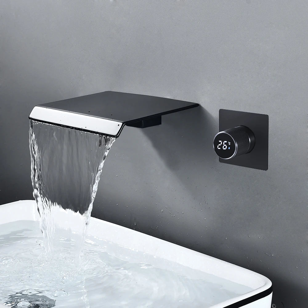 Digital Wall Mounted Hot & Cold Water Mixer – fatboydecor